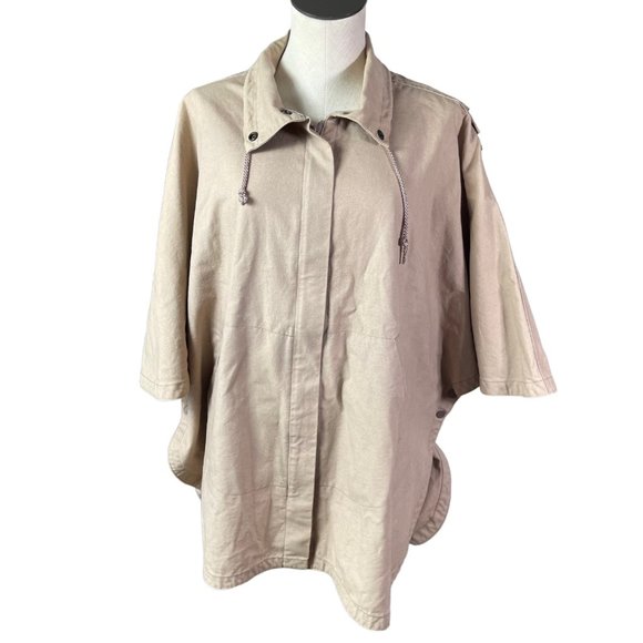 Andy Johns | Jackets & Coats | Andy Johns Tan Cotton Vintage Cape ...